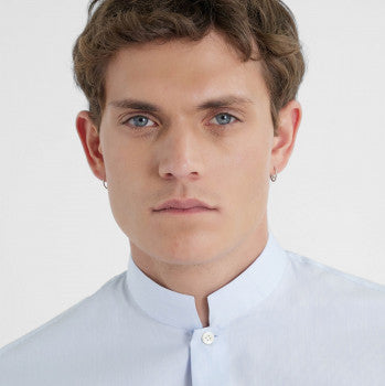 Men's shirt with open straight collar - Elegant and modern collection ...